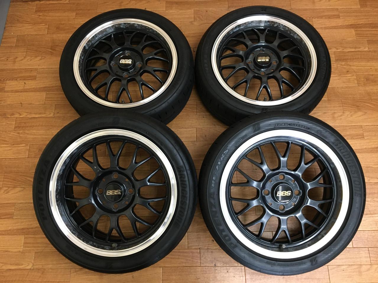BBS RG-F(RG397) + BRIDGESTONE POTENZA RE-71RS | カー用品 タイヤホイールセット 15インチタイヤホイールセットを通販で購入する | 中古カー ...