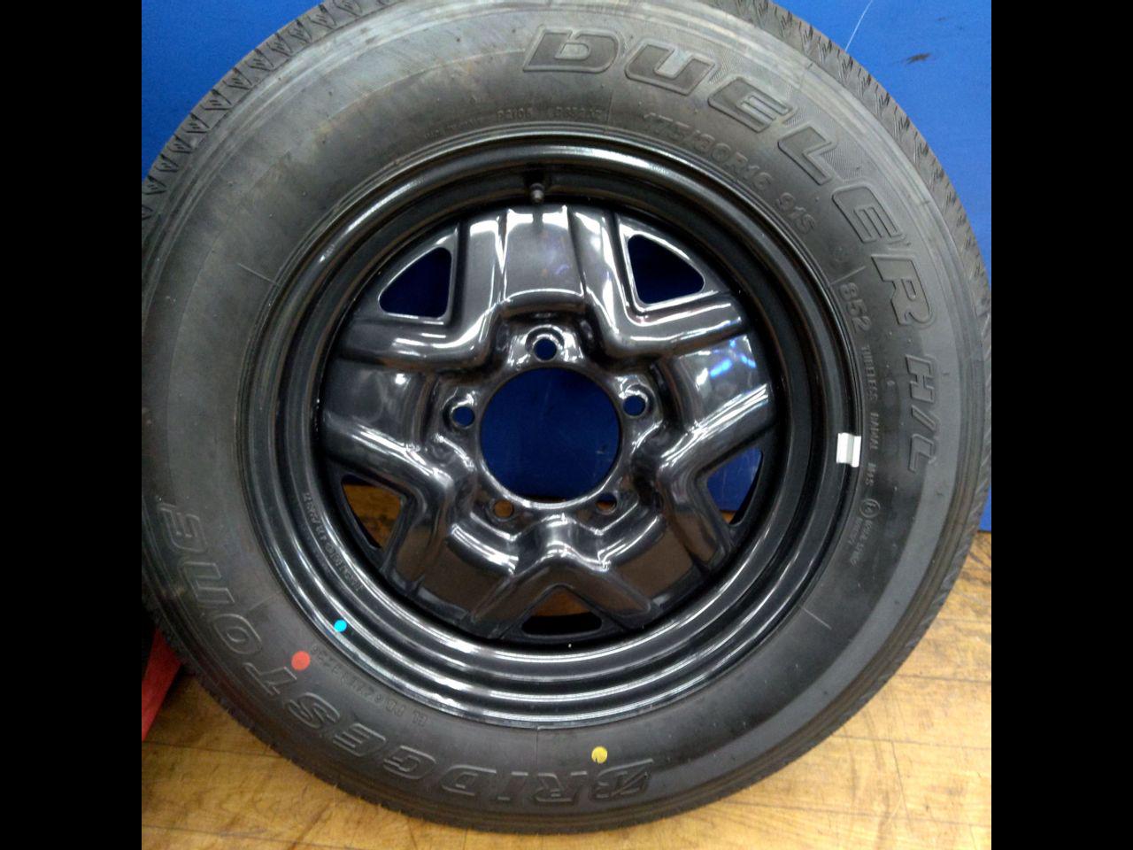 【スズキ純正】 JB64Wジムニー純正スチールホイール(スペア)+【BRIDGESTONE】DUELER H/L852 | 中古品 | アップ ...