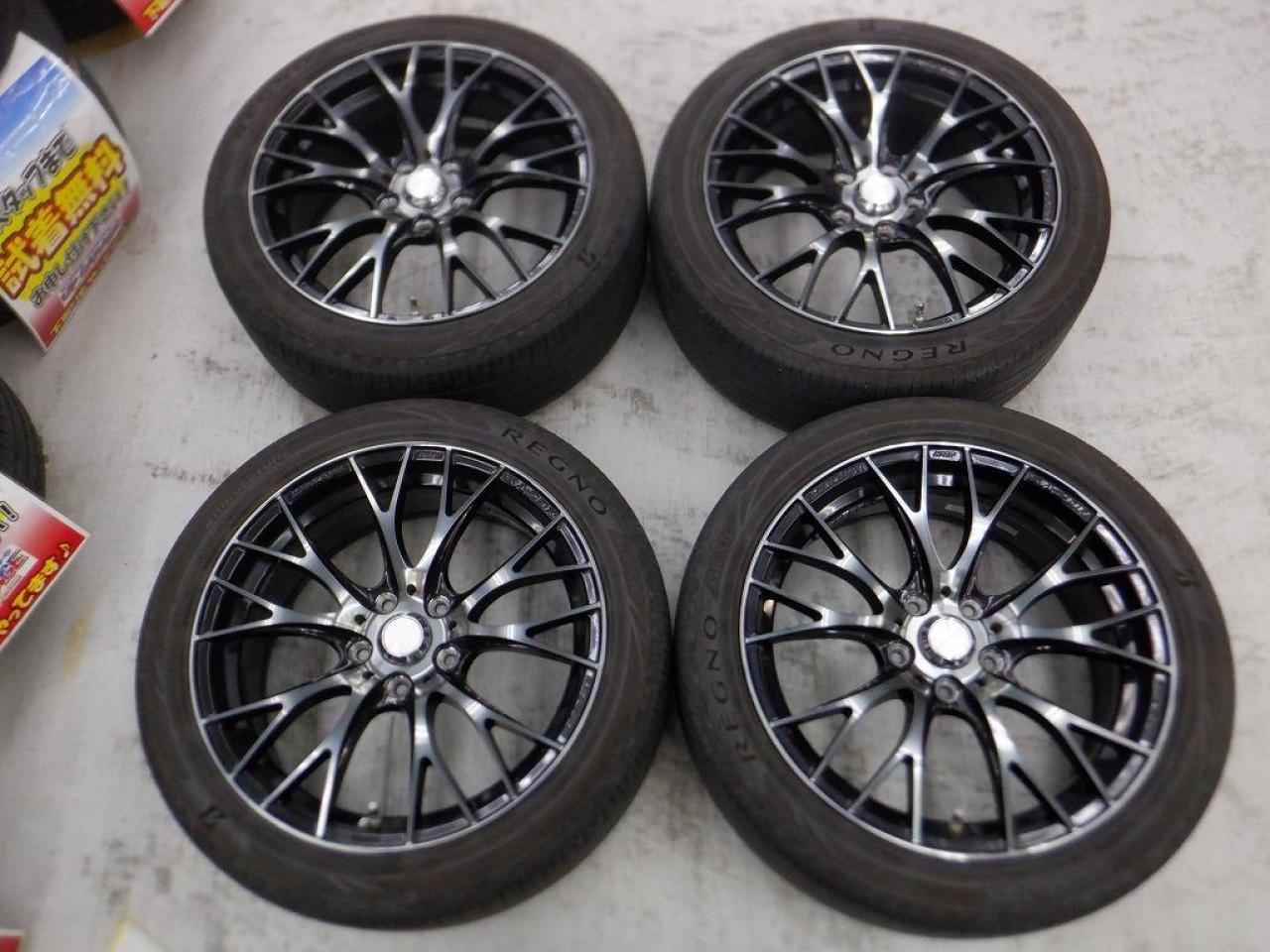 5weds(ウェッズ) WedsSport(スポーツ) SPORT SA-20R + BRIDGESTONE(ブリヂストン) REGNO GR-XⅡ | カー用品 タイヤホイールセット 18 ...