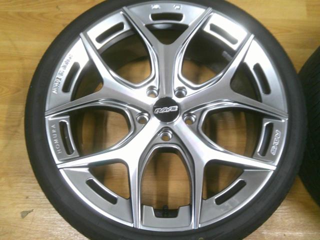 【RAYS(レイズ)】HOMURA 2X5FT+【YOKOHAMA】ADVAN FLEVA V701 | カー用品 タイヤホイールセット 19 ...