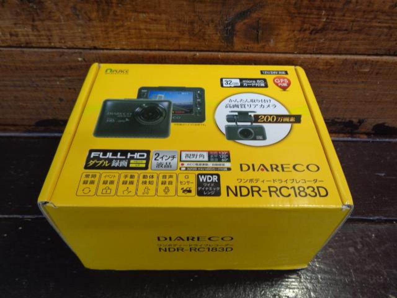 NPLACE NDR-RC183D ワンボディドライブレコーダー | カー用品 カーAVアクセサリー ドライブレコーダーを通販で購入する | 中古カー＆バイク用品の販売ならアップガレージ