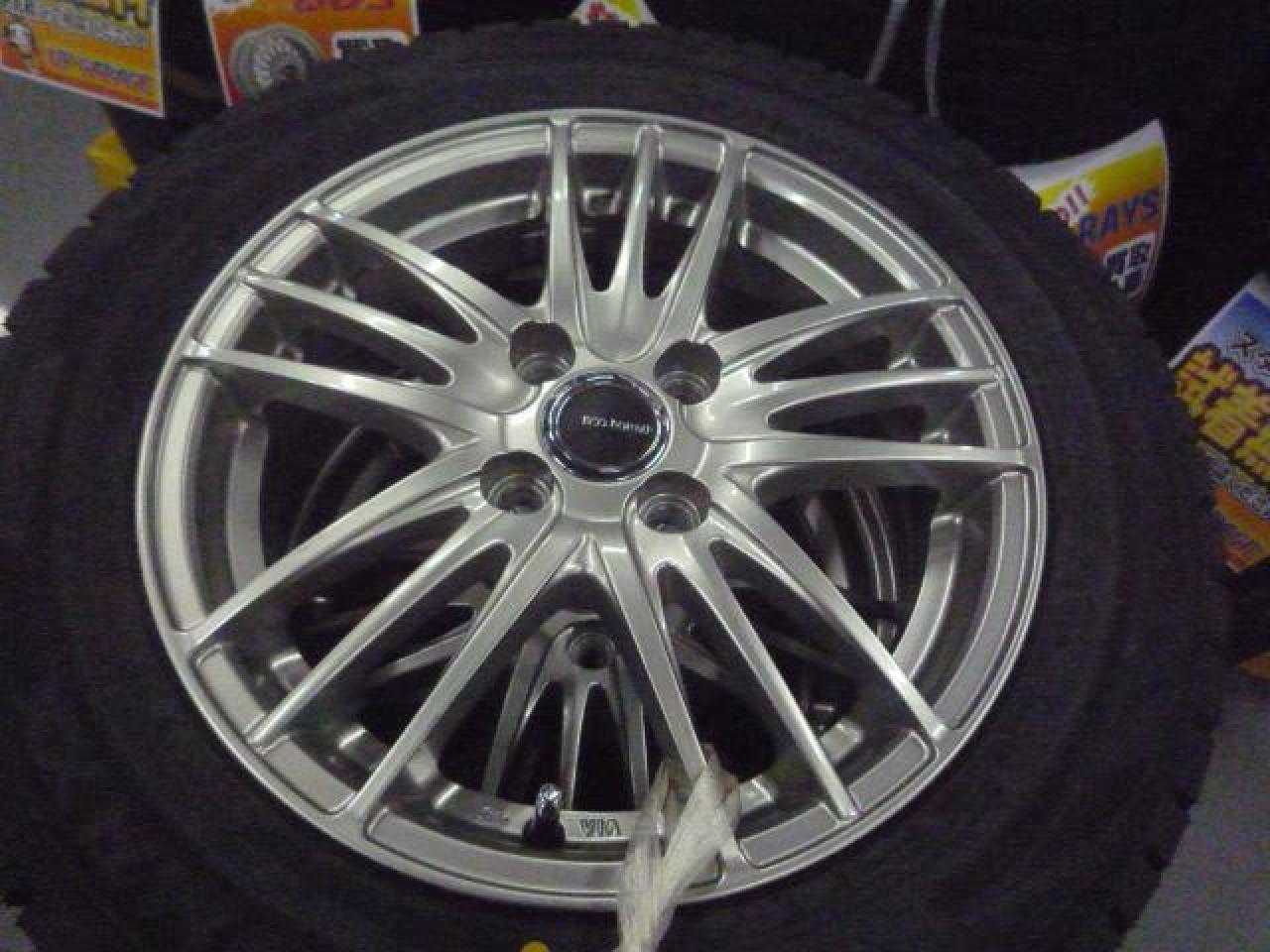 BRIDGESTONE ECO FORME SE-18 + DUNLOP WINTER MAXX WM02 | カー用品 スタッドレスタイヤホイールセット 15インチスタッドレスタイヤホイール ...