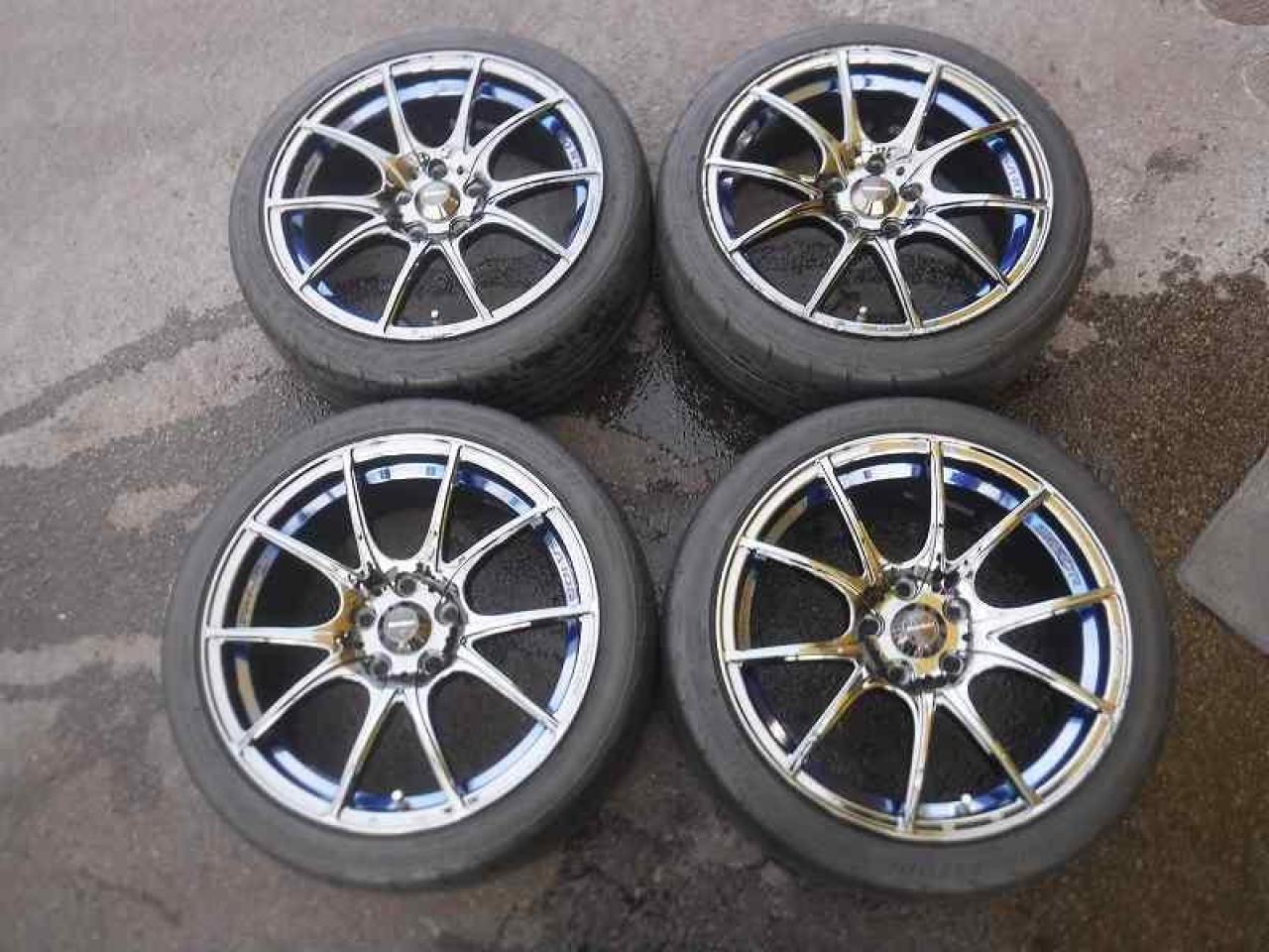 3【weds(ウェッズ)】WedsSport SPORT SA-10R (5HOLE)+【BRIDGESTONE】POTENZA Adrenalin RE003 | カー用品 タイヤホイール ...