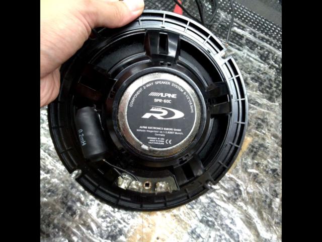 【ALPINE】SPR-60C | カー用品 スピーカー 埋め込みスピーカーを通販で購入する | 中古カー＆バイク用品の販売ならアップガレージ