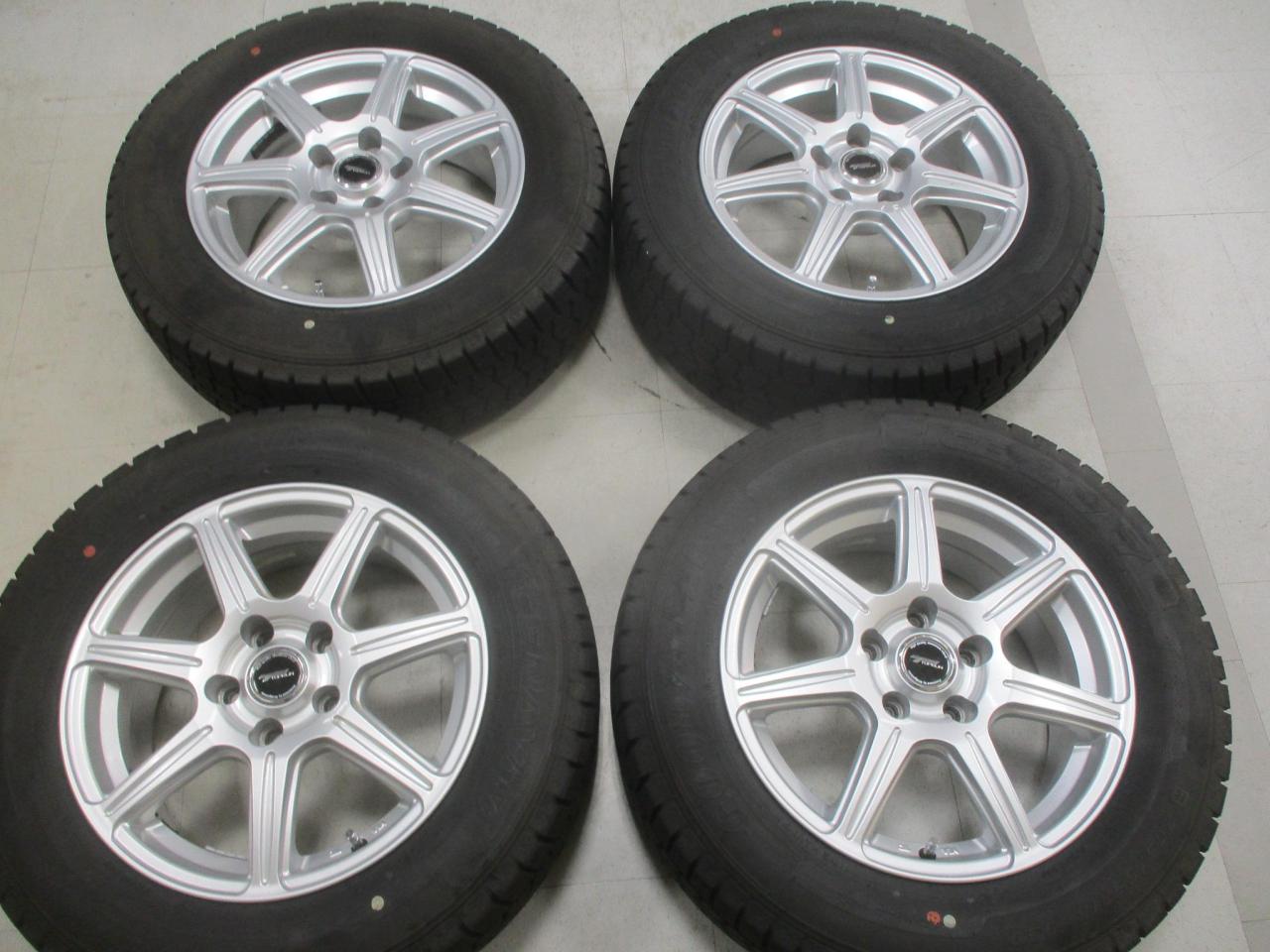 BRIDGESTONE(ブリヂストン) TOPRUN R7+GOODYEAR ICENAVI 7 205/65R16 4本セット | カー用品 スタッドレスタイヤホイールセット 16インチ ...