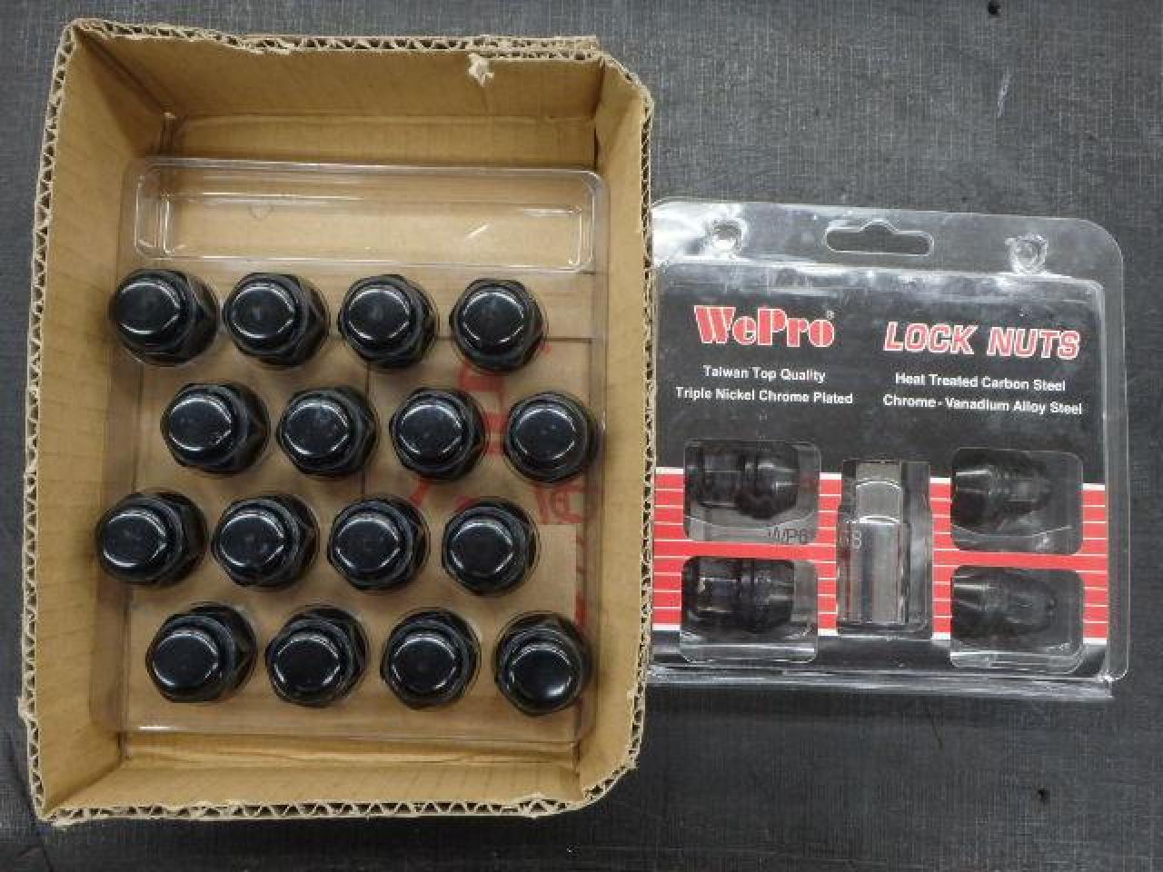WePro ロックナット + 21HEXナット M12xP1.5 | カー用品 タイヤホイール関連 その他ホイール関連を通販で購入する | 中古カー＆バイク用品の販売ならアップガレージ
