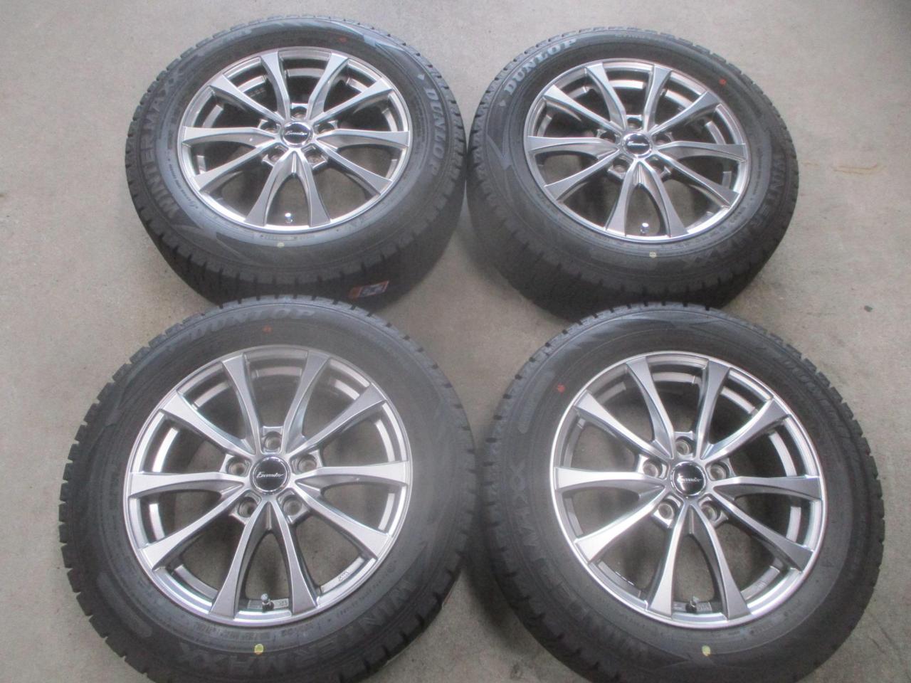 HOT STUFF Exceeder E07 + DUNLOP WNTERMAXX WM02 | カー用品 スタッドレスタイヤホイールセット 16インチスタッドレスタイヤホイールセットを通販で ...