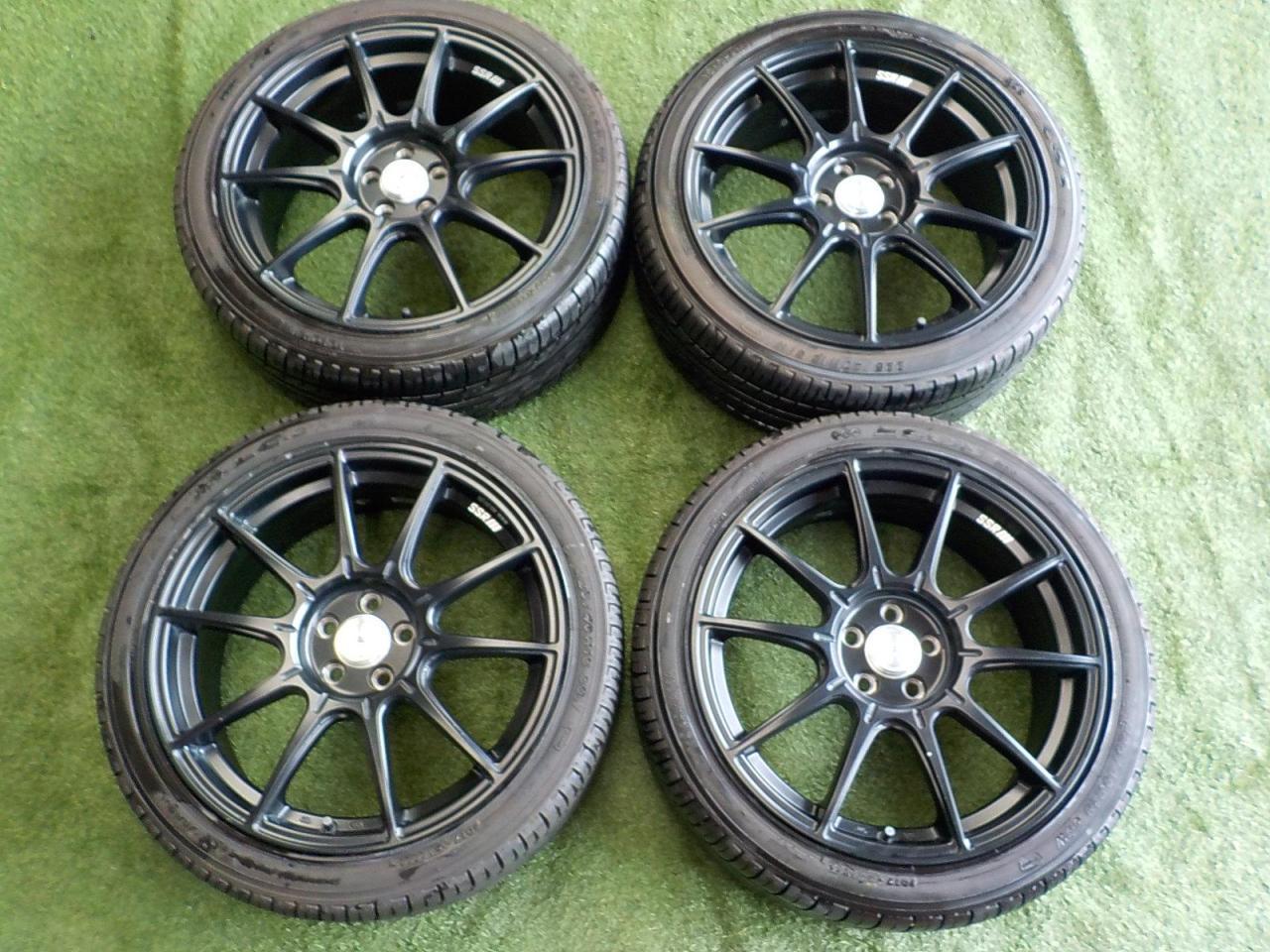 TANABE(タナベ) GT(ジーティー) SSR X01 フラットブラック + YOKOHAMA(ヨコハマ) ECOS ES300 225 ...