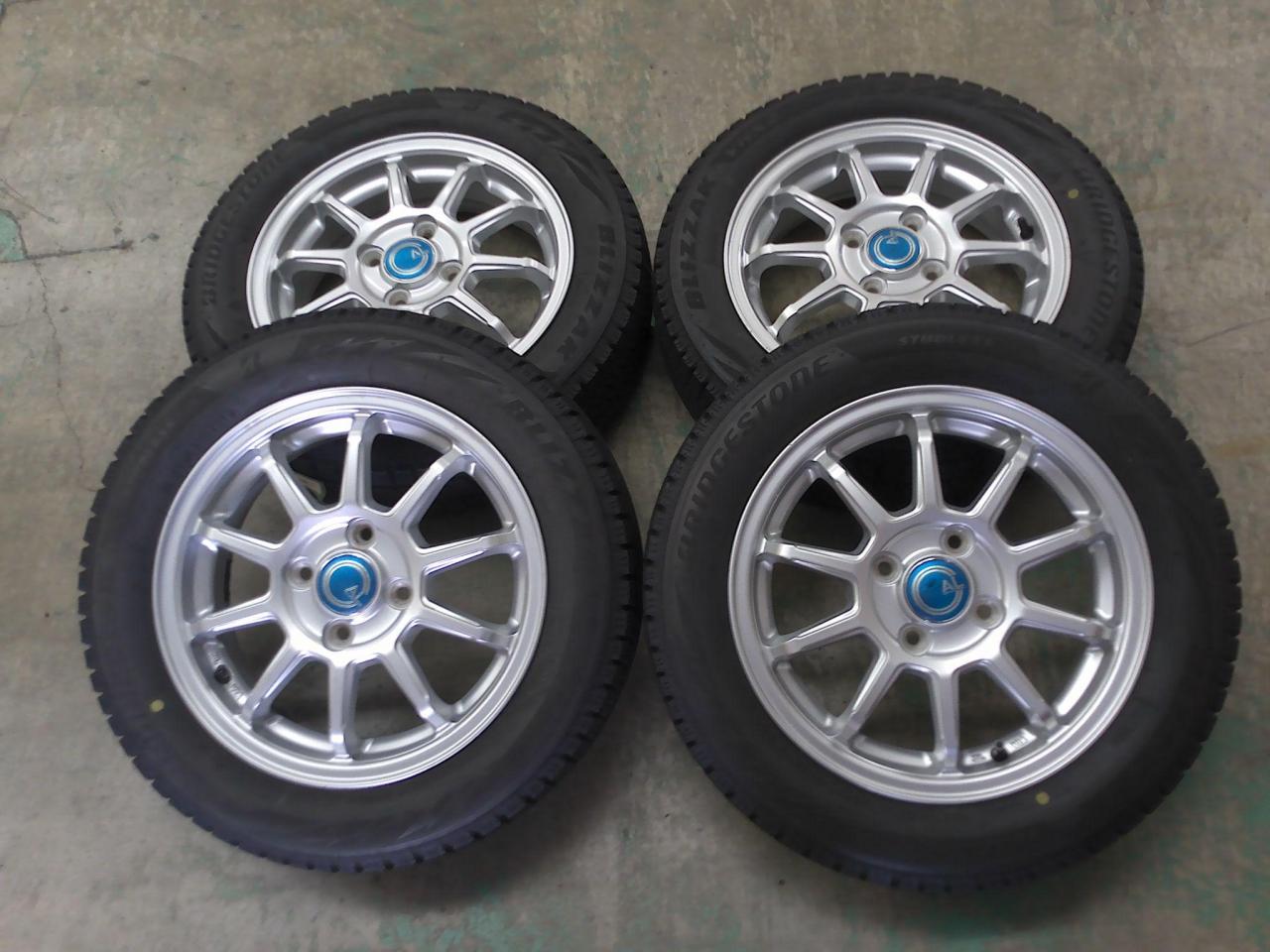 LIGHT WEIGHT WHEEL AL10 + BRIDGESTONE(ブリヂストン) BLIZZAK VRX2 | カー用品 ...