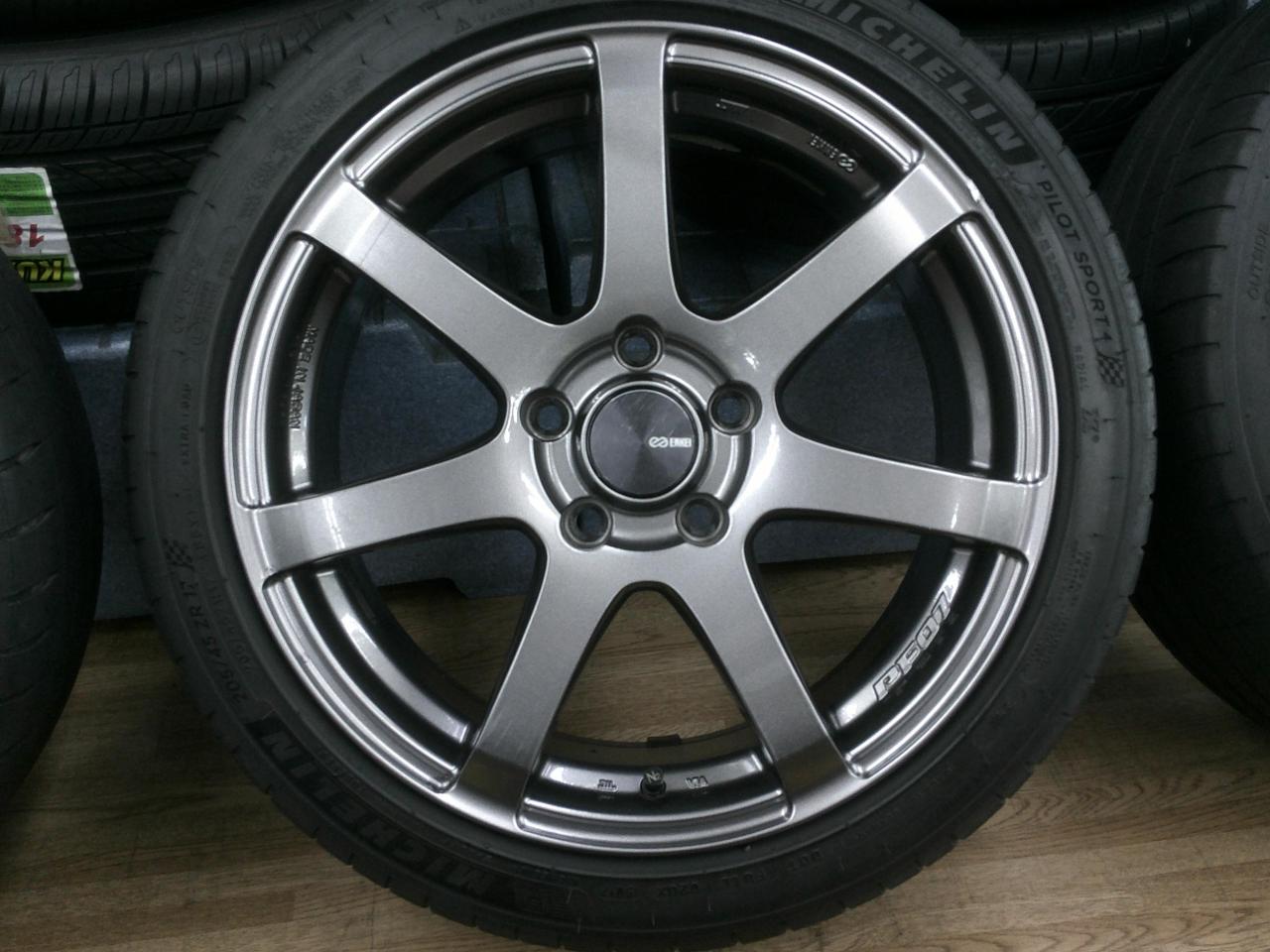 ★値下げしました★ ENKEI PerformanceLine PF07+MICHELIN PILOT SPORT4 | 中古品 | アップガレージ 広島西条店 | カー用品 タイヤホイール ...