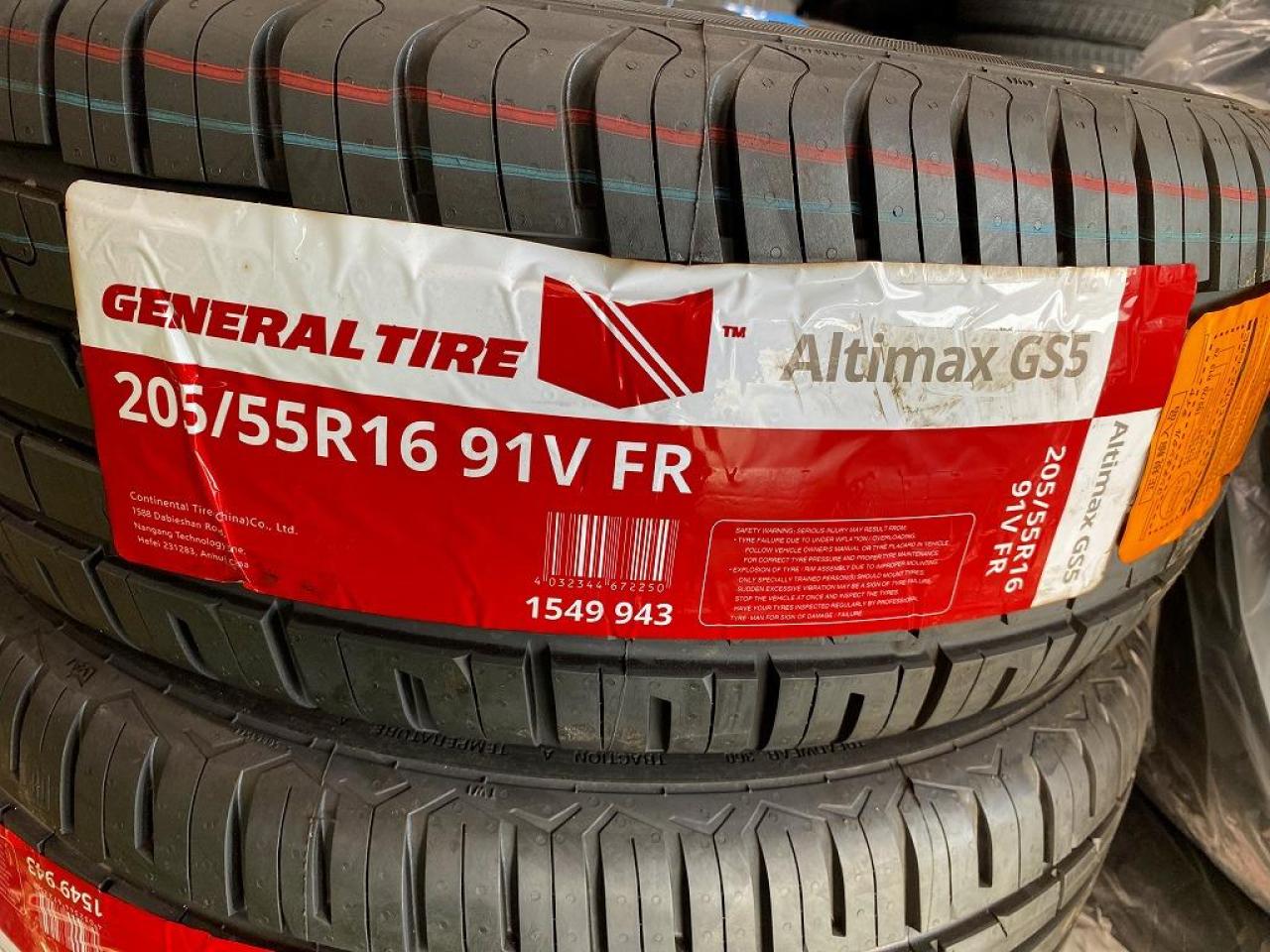 General Tire(ゼネラルタイヤ) ALTIMAX GS5 205/55R16 4本 2022年製 | カー用品 タイヤ 16インチタイヤを通販で購入する | 中古カー＆バイク用品の ...