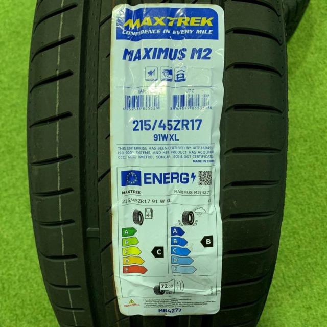 トヨタ純正(TOYOTA) 50系 プリウス Sツーリング 純正アルミホイール + MAXTREK MAXIMUS M2 215/45R17 2024年製造 | カー用品 タイヤホイールセット ...