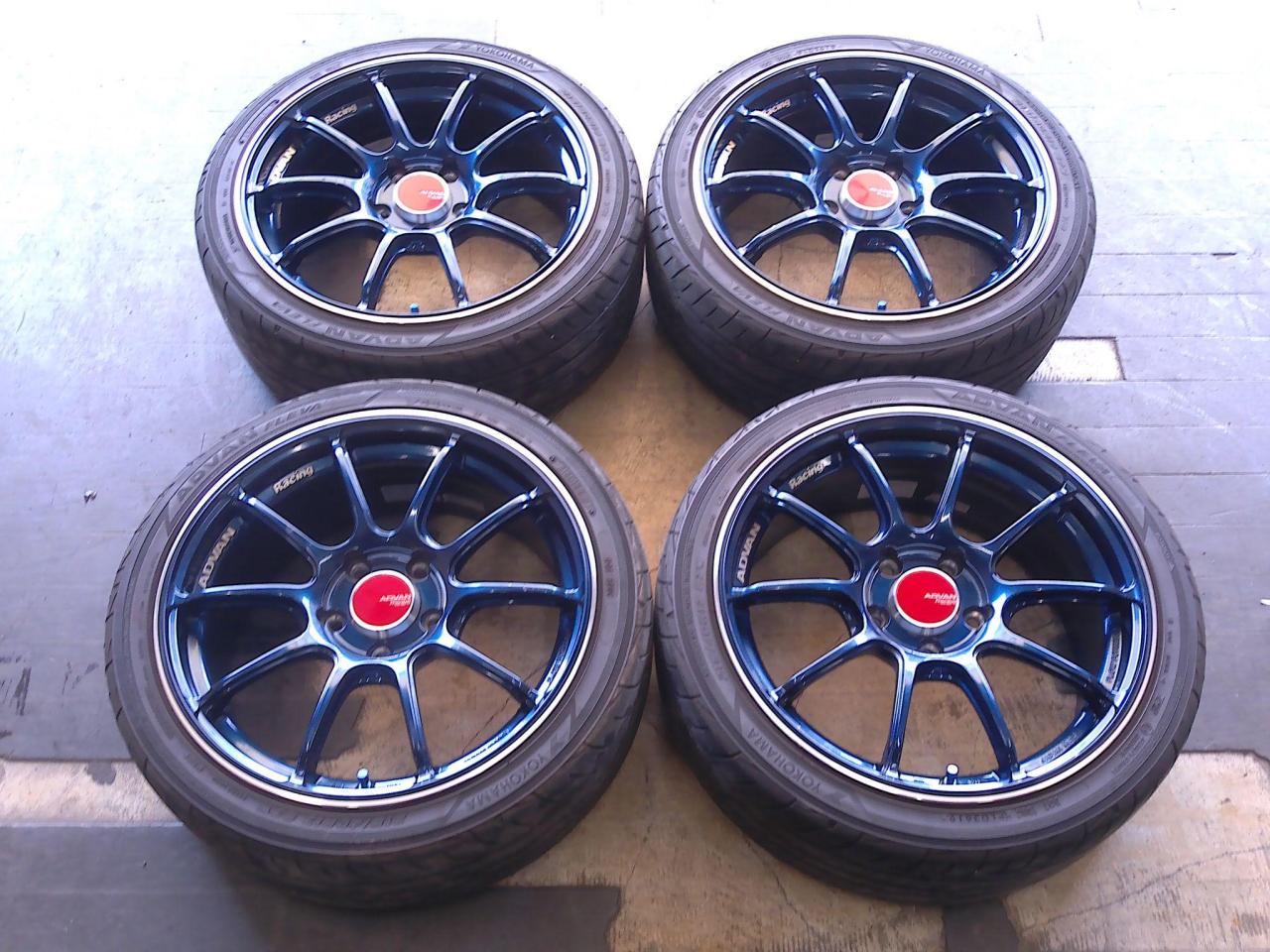 YOKOHAMA ADVAN Racing RZ2 + YOKOHAMA ADVAN FLEVA | カー用品 タイヤホイールセット 17 ...