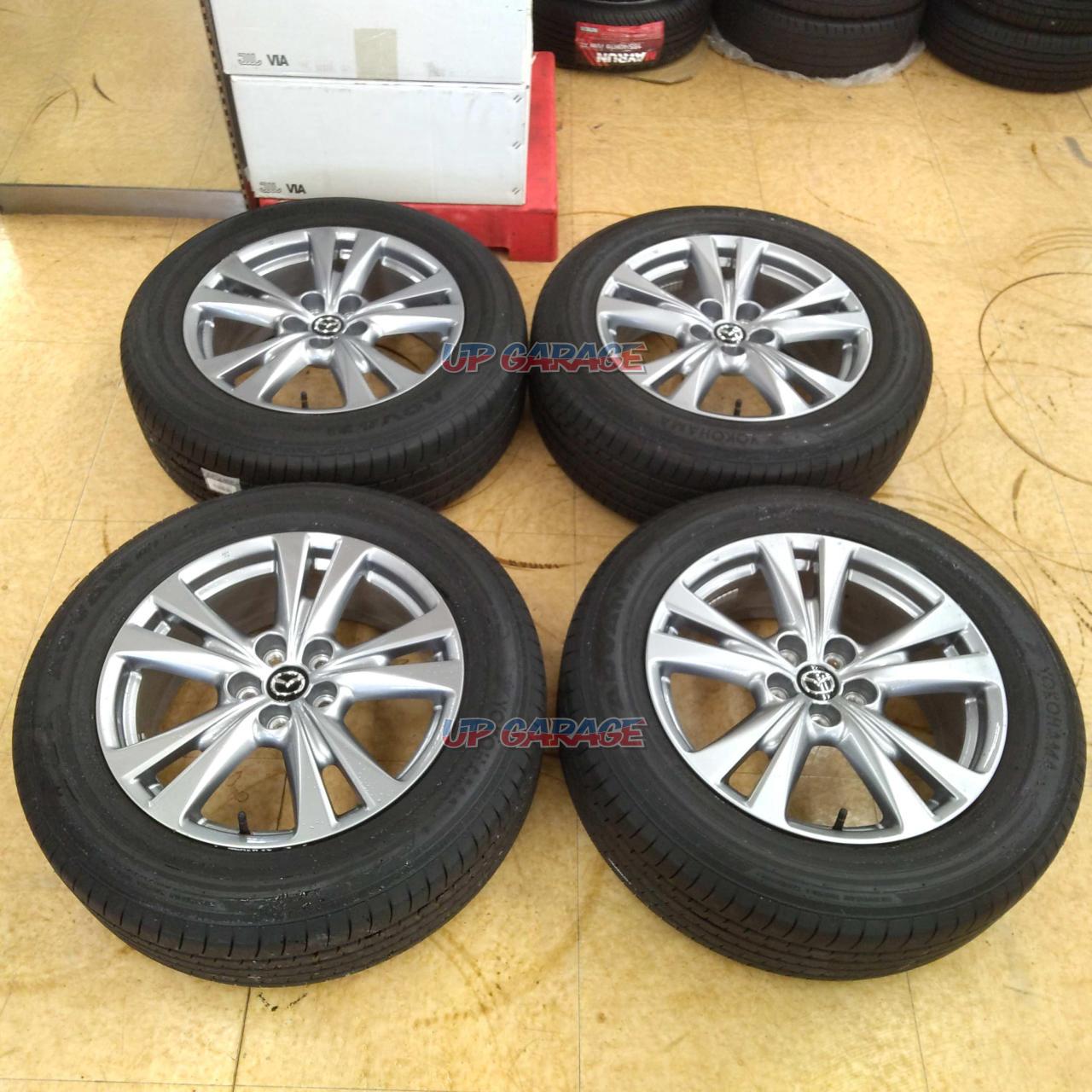 【マツダ純正】 Cx 60純正ホイール 【yokohama】advan V61 カー用品 タイヤホイールセット 18インチタイヤホイール