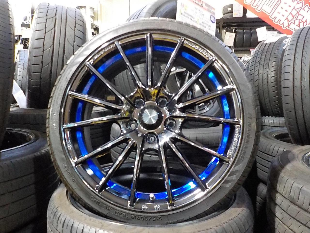 weds(ウェッズ) WedsSport(スポーツ) SA-35R + NANKANG(ナンカン) NOBLE SPORT NS-20 | カー用品 タイヤホイールセット 18インチタイヤ ...