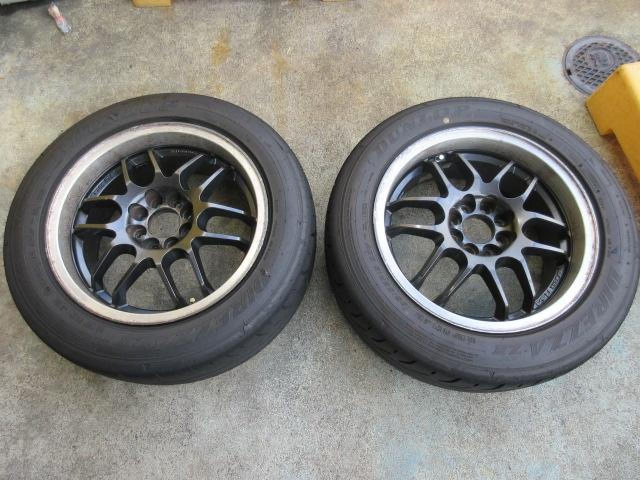 【WORK】EMOTION RSβ+【DUNLOP】DIREZZA ZⅢ 195/55R15 2本セット | カー用品 タイヤホイールセット ...