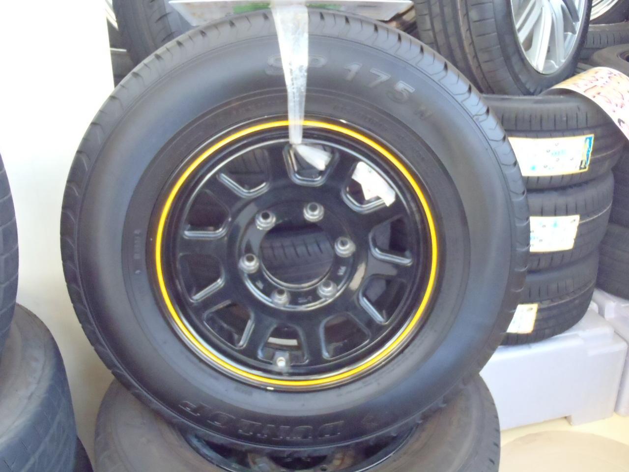 KYOHO PPX 弐百式 + DUNLOP SP175N | カー用品 タイヤホイールセット 15インチタイヤホイールセットを通販で購入する | 中古カー＆バイク用品の販売ならアップガレージ