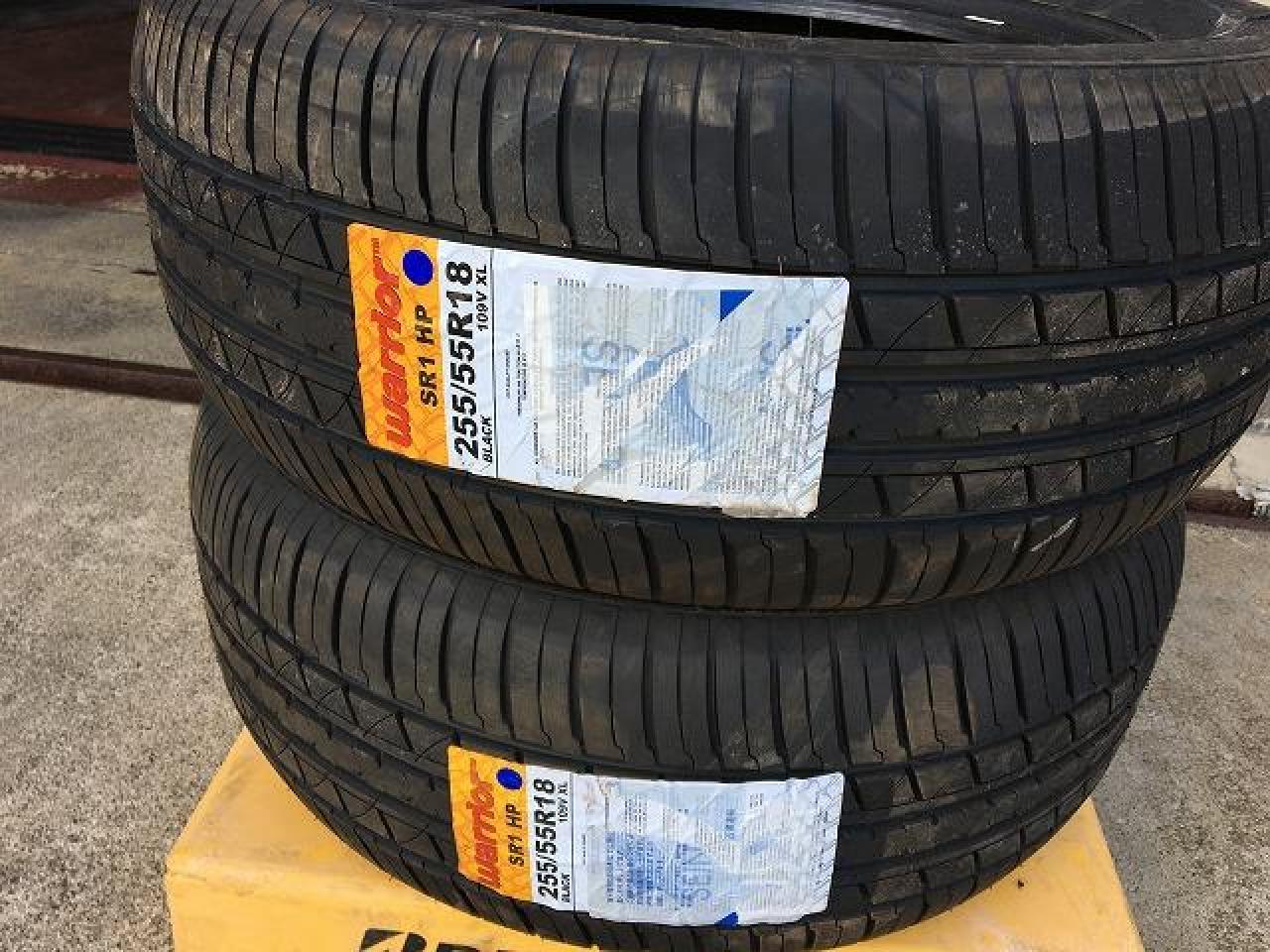 ☆未使用タイヤ☆ warrior SR1 HP 255/55R18 109V XL 2本 | カー用品 タイヤ 18インチタイヤを通販で購入する | 中古カー＆バイク用品の販売ならアップガレージ