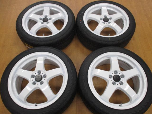 FINALIST FZ-S5 WHT + FINALIST 595 EVO(2024年製造) ★新品タイヤ付き★ | カー用品 タイヤホイール ...