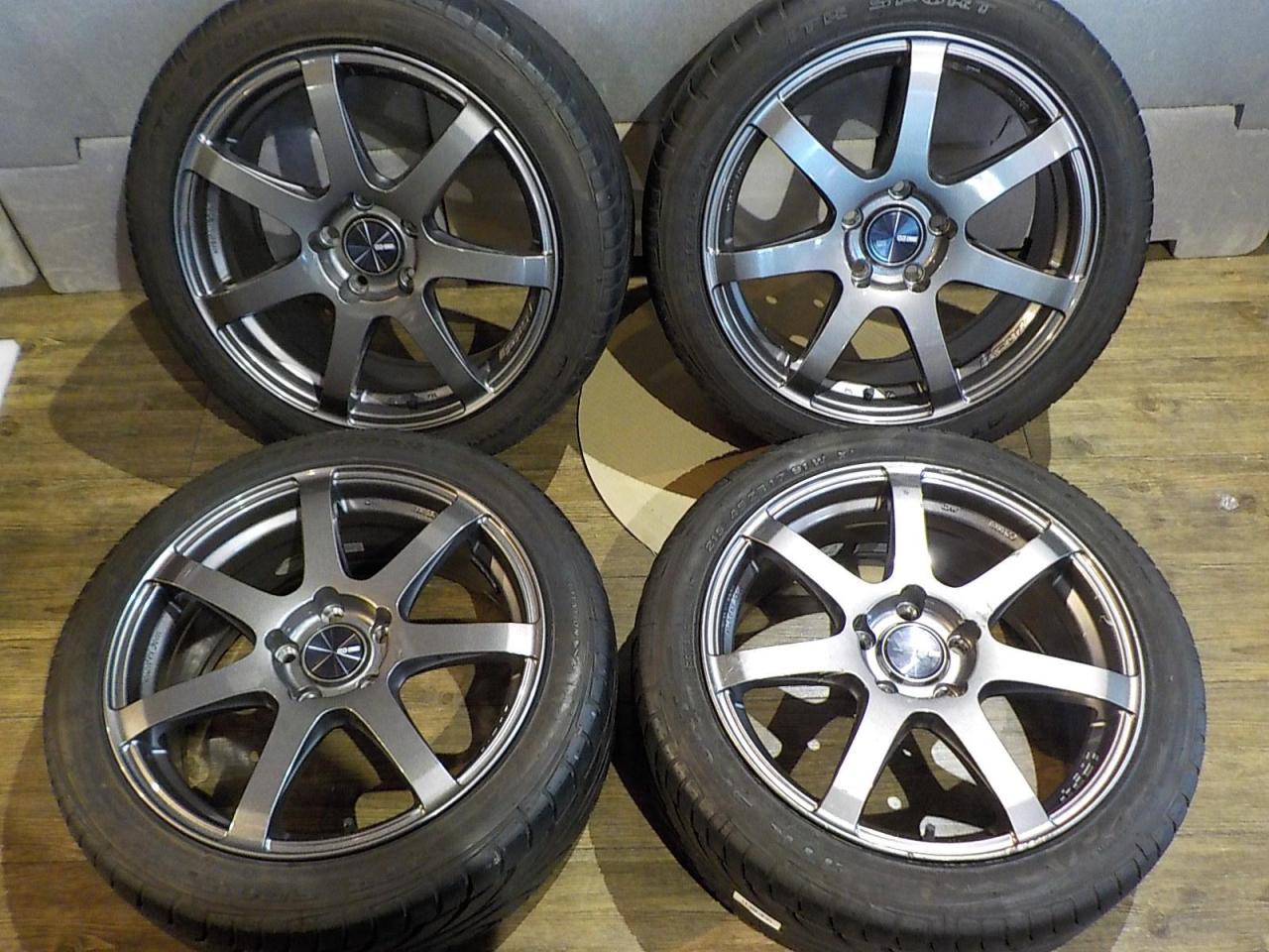 ENKEI(エンケイ) PerformanceLine(パフォーマンスライン) PF07 + ATR SPORT 2019年製 215 ...