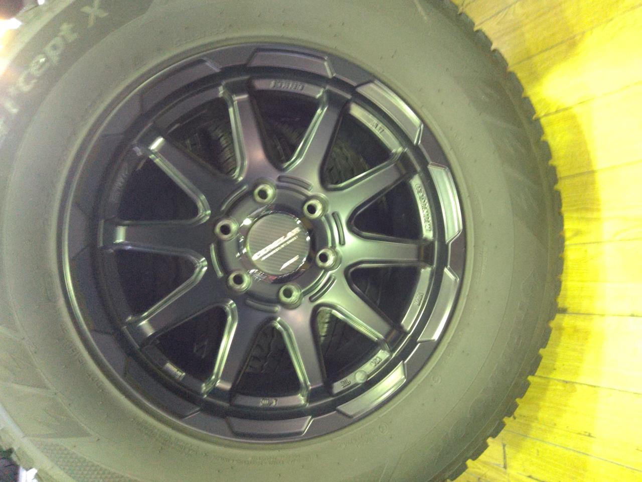 Enkei managed ブラック+【HANKOOK/KINGSTAR】winter icept x 2022 | カー用品 スタッドレス ...