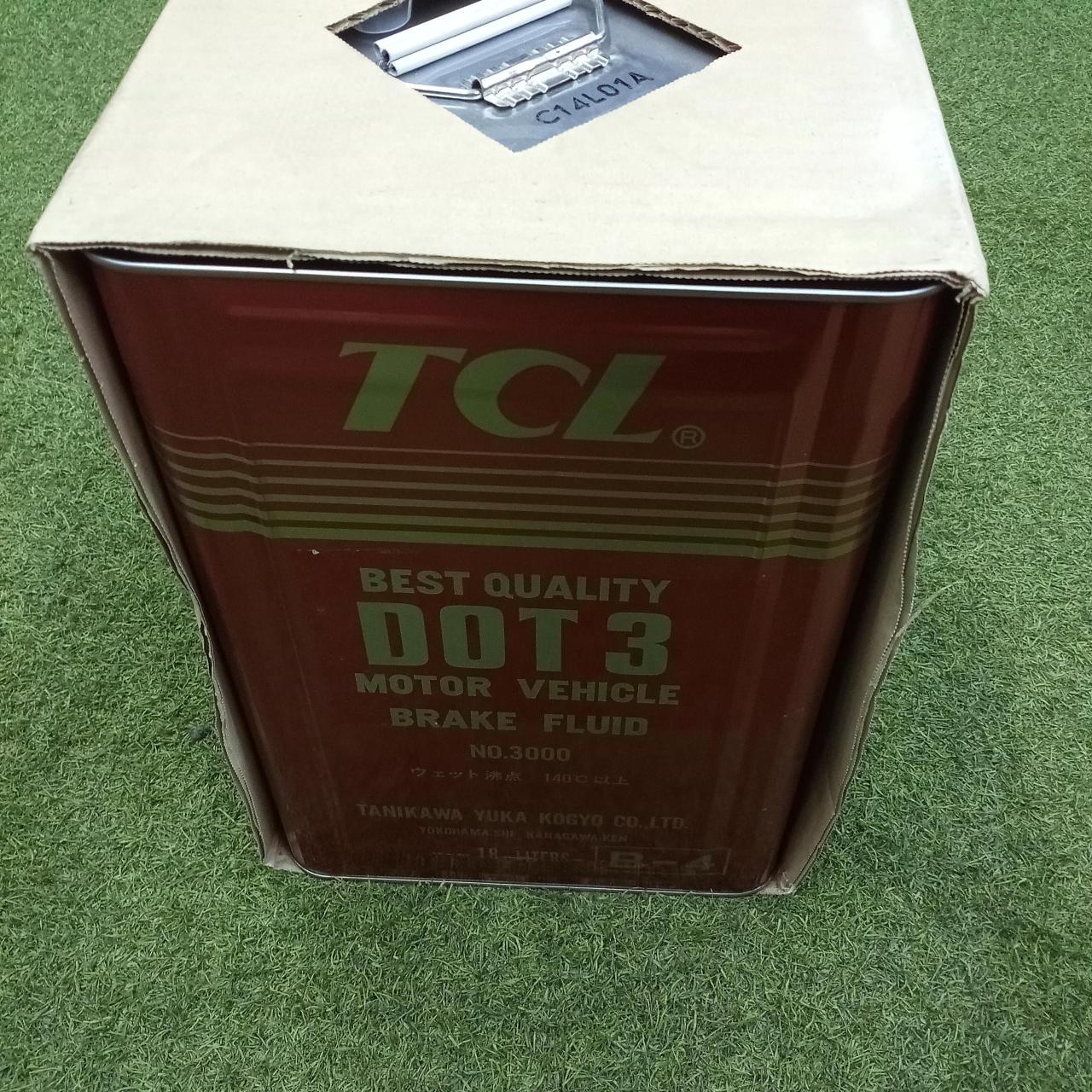 TCL ブレーキフルード DOT3 No.3000 18L | 新古品 | アップガレージ 埼玉春日部店 | カー用品 メンテナンス その他メンテナンスを通販で購入する | 中古カー＆バイク用 ...