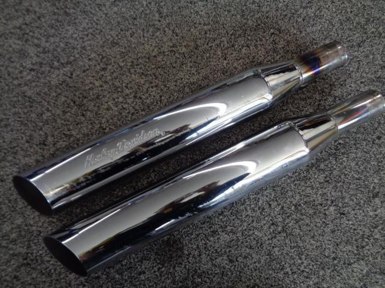 ハーレー 北米サイレンサー ソフテイルTC88 80373-00/80374-00 | バイク用品 マフラー スリップオンサイレンサー(二輪 ...