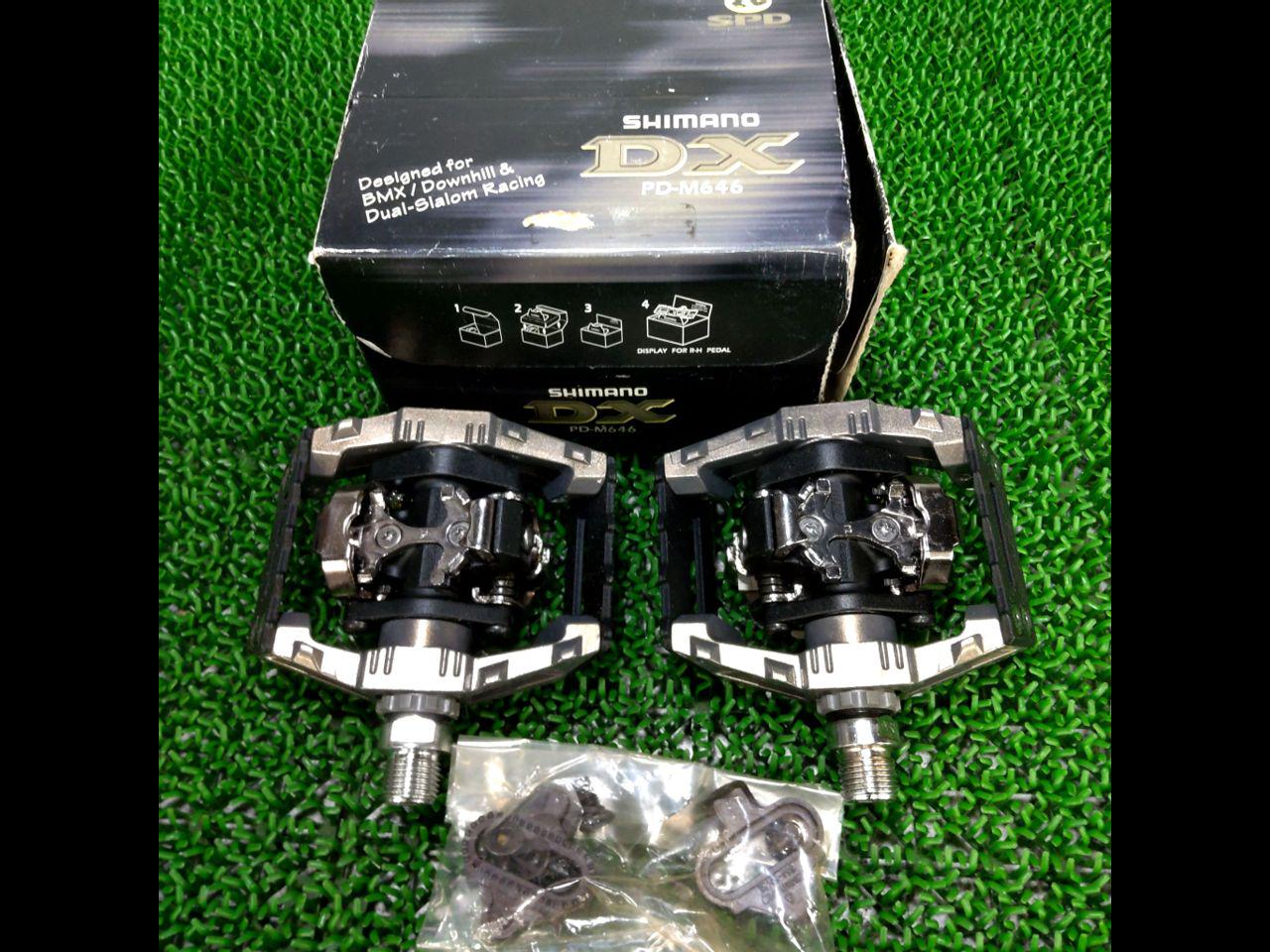SHIMANO DX PD-M646 SPDビンディングペダル | ビンディングペダルを通販で購入する | 中古自転車・自転車パーツを購入するならアップガレージ