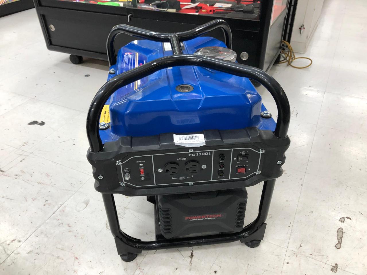 パワーテック PG1700I インバーター発電機 | 総合リユース 発電機、変圧器 インバーター発電機を通販で購入する | 中古カー＆バイク用品の販売ならアップガレージ