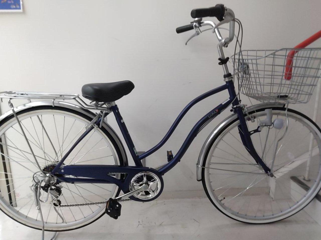 CBA CASULY RELAX 27インチ 外装6段変速 シティサイクル ネイビー | 自転車 シティ シティサイクルを通販で購入する ...