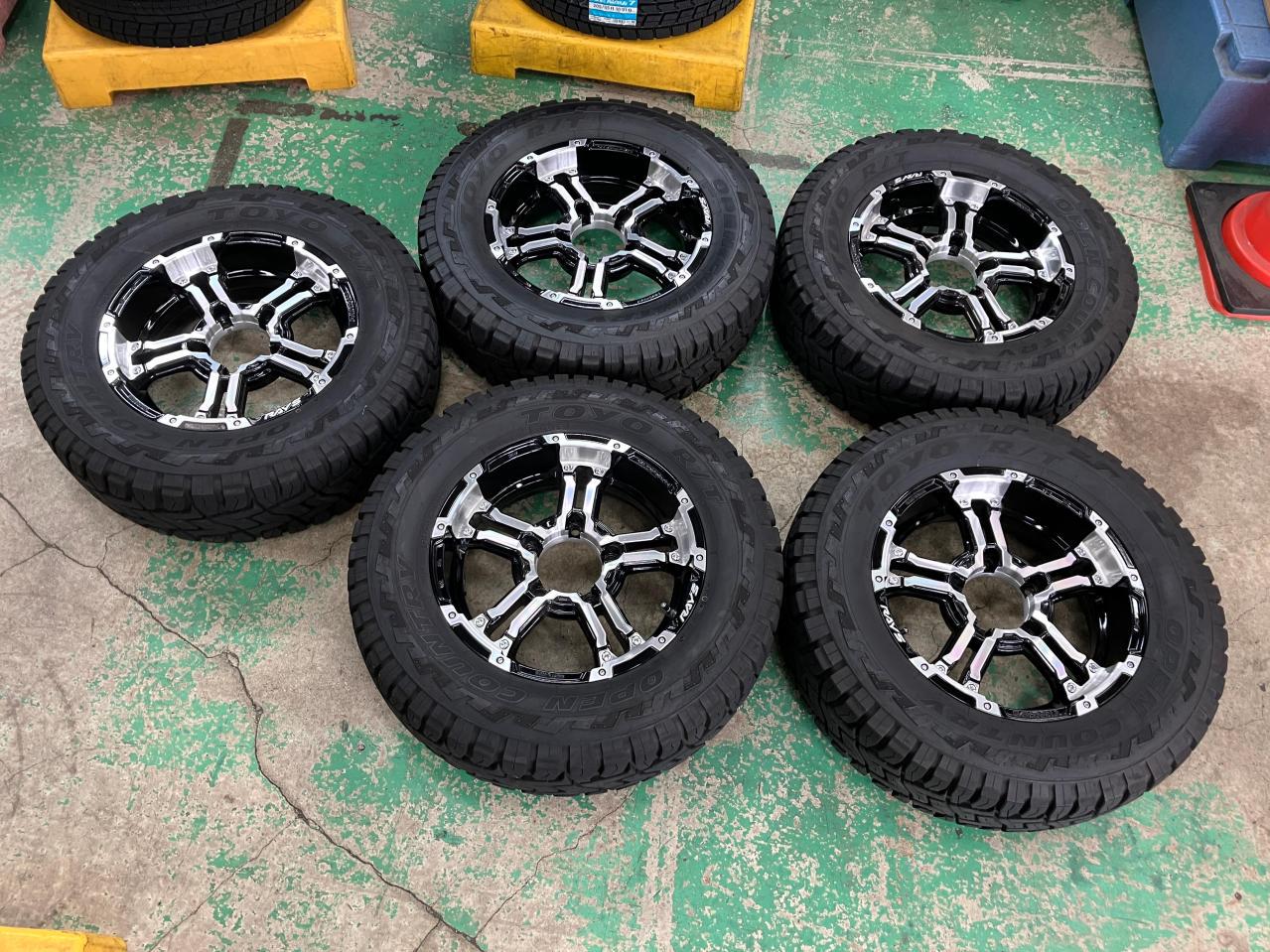 RAYS(レイズ) DAYTONA FDX-J + TOYO OPENCOUNTRY R/T | カー用品 タイヤホイールセット 16インチ ...