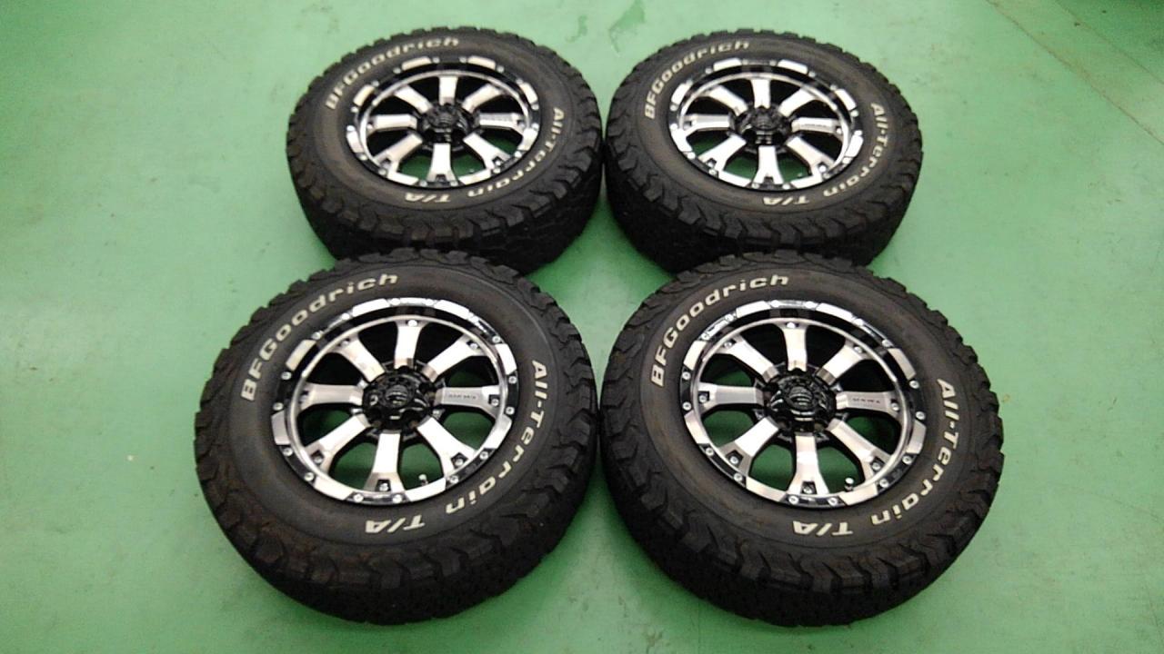 【☆試着無料☆】TRISTAR INTERNATIONAL MKW MK-46+BFGoodrich All-Trrain T/A | カー用品 タイヤホイールセット 16インチタイヤホイール ...