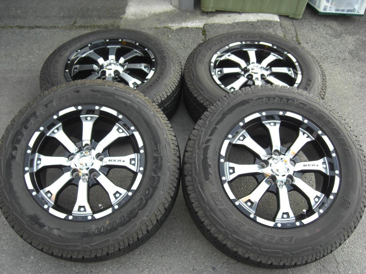 TRISTAR INTERNATIONAL MKW MK-46 + BRIDGESTONE DUELER A/T | カー用品 タイヤホイールセット 16インチタイヤホイールセットを通販で購入 ...
