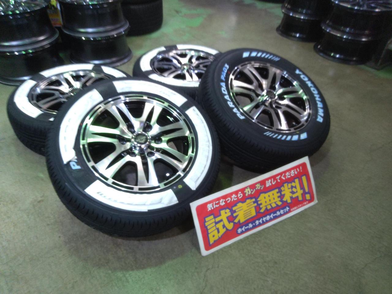 ★新品ホワイトレター付き★HOT STUFF MAD CROSS XD-7C+YOKOHAMA PARADA PA03 | カー用品 タイヤ ...