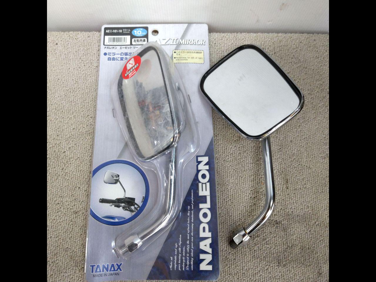【汎用/10mm正ネジ】TANAX(タナックス)/NAPOLEON(ナポレオン) AZⅡミラー【色々なバイクに似合う!!】 | バイク用品 ハンドル・ハンドル廻り ミラー(二輪)を通販で購入 ...
