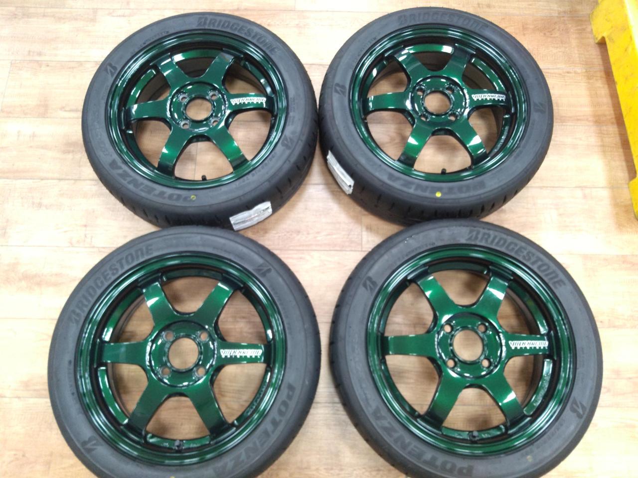 ★美品、オリジナルカラー♪★RAYS VOLK RACING TE37 SONIC + BRIDGESTONE POTENZA RE-71RS 【コペン アルトワークス N-ONE】 | カー ...