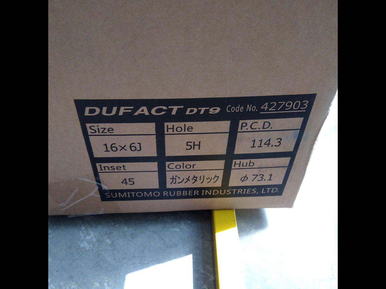 【DUNLOP(ダンロップ)】DUFACT(デュファクト) DT9 | 中古品 | アップガレージ 秋田店 | カー用品 アルミホイール 16インチホイールを通販で購入する | 中古カー ...
