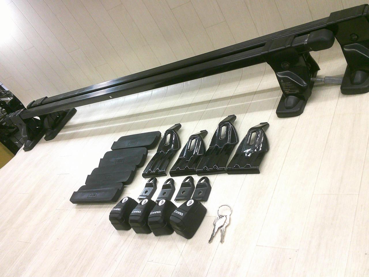 【INNO/RV-INNO】INSUT+K454+B117 ルーフオンベースキャリアセット DJ系デミオにて使用 | カー用品 キャリアを通販で購入する | 中古カー＆バイク用品の販売なら ...