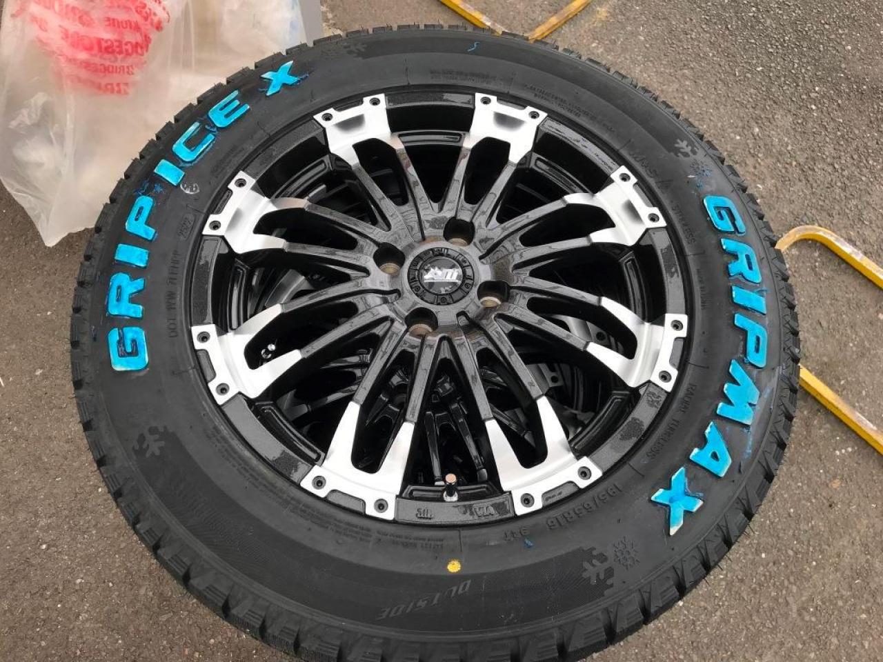 WOLF MAD CROSS ・ GRIP MAX GRIP ICE X 4/4 | カー用品 スタッドレスタイヤホイールセット 16インチ ...