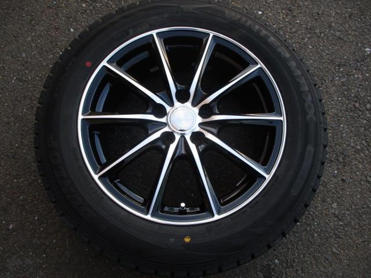 売却済み BRIDGESTONE ECO FORME SE-15 + DUNLOP WINTER MAXX WM02 4/4 | カー用品 スタッドレスタイヤホイールセット 17インチ ...