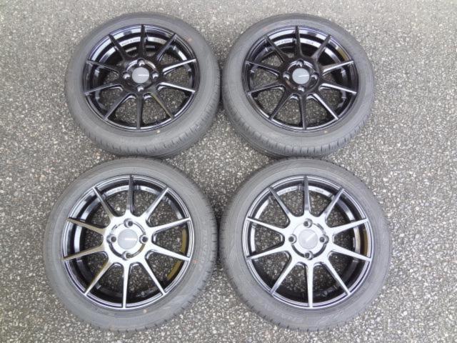 BRIDGESTONE POTENZA SW010+ DUNLOP ENASAVE EC300 165/55-15 4本セット X09331 | カー用品 タイヤホイールセット 15インチ ...