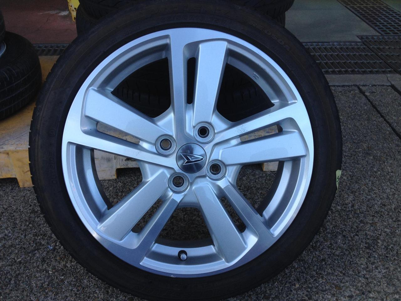 ダイハツ純正(DAIHATSU) LA400 コペン純正ホイール + BRIDGESTONE(ブリヂストン) POTENZA RE050A | カー用品 タイヤホイールセット 16インチタイヤ ...