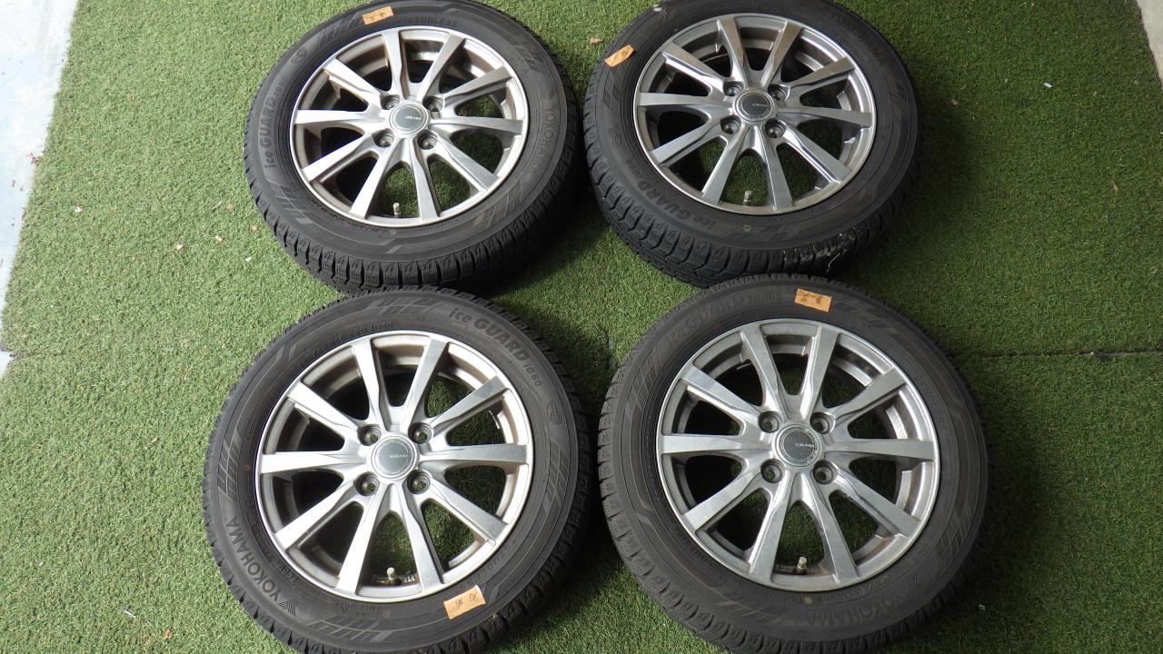 GRASS+【YOKOHAMA】ICE GUARD IG6 | カー用品 スタッドレスタイヤホイールセット 14インチスタッドレスタイヤ ...