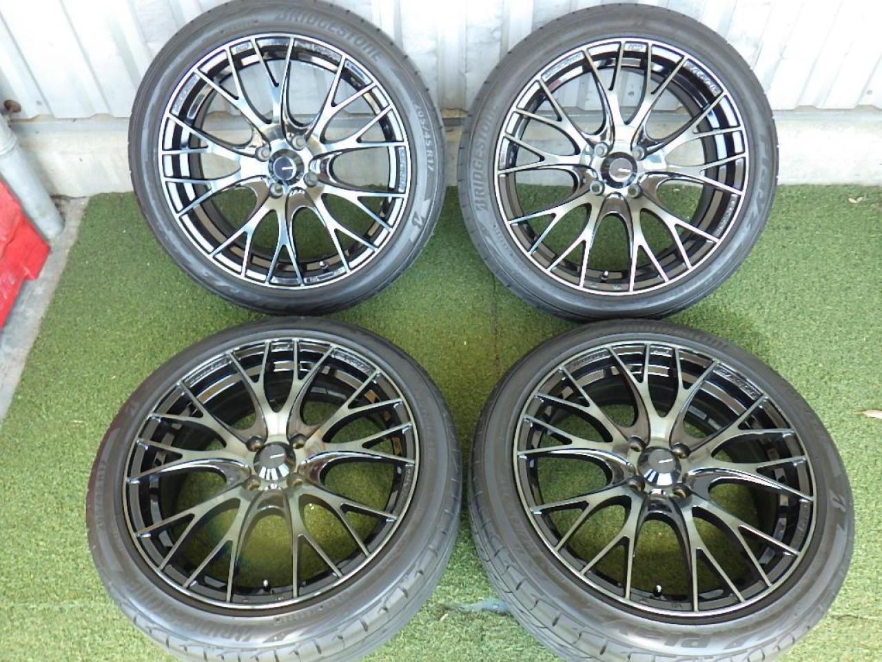 【weds(ウェッズ)】WedsSport(スポーツ) SPORT SA-20R + BRIDGESTONE(ブリヂストン) Playz PXⅡ | カー用品 タイヤホイールセット 17インチ ...