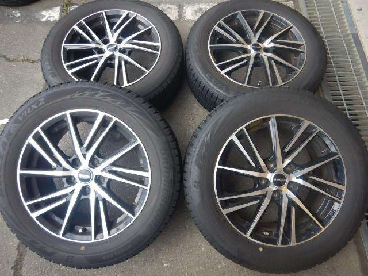 【HOT STUFF(ホットスタッフ)】Laffite(ラフィット) LW-06II+【BRIDGESTONE】BLIZZAK VRX2 | カー用品 スタッドレスタイヤホイールセット 17 ...