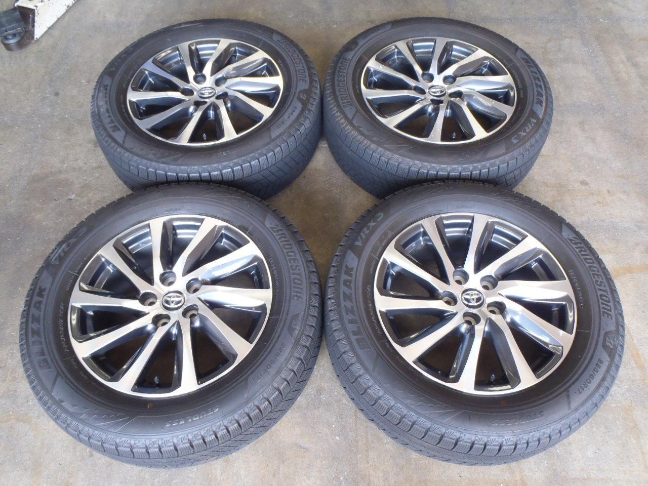 トヨタ(TOYOTA) 30系アルファード/ヴェルファイア 前期純正ホイール + BRIDGESTONE BLIZZAK VRX3 225/60R17 99Q | カー用品 スタッドレスタイヤ ...