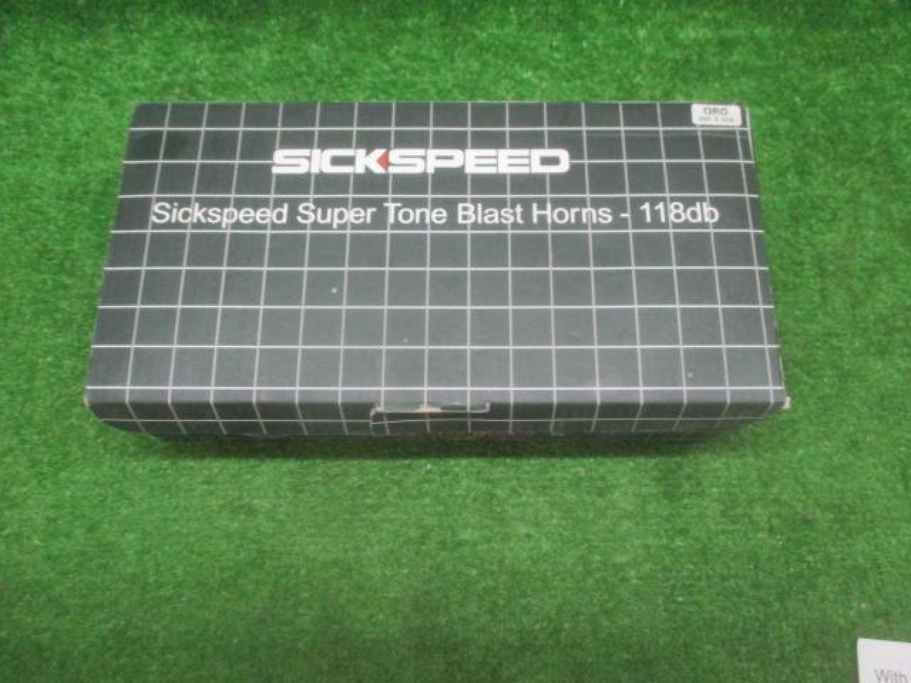 SICKSPEED ホーン オレンジ 丸形 汎用 | カー用品 電装系 ホーンを通販で購入する | 中古カー＆バイク用品の販売ならアップガレージ