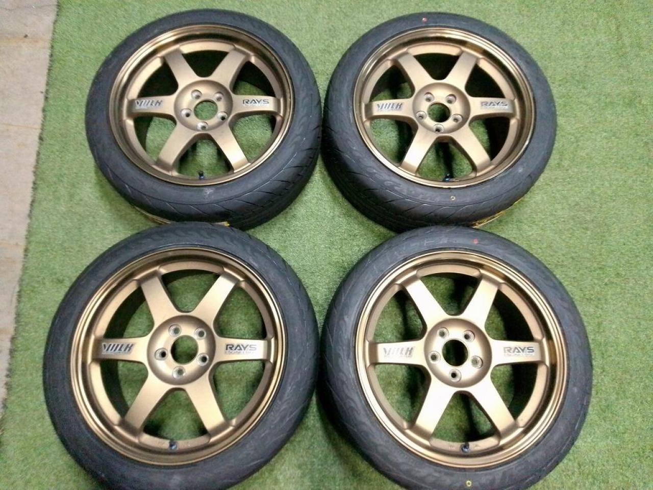 RAYS(レイズ) VOLK RACING(ボルク レーシング) TE37 ブロンズ + FINALIST 595 EVO 215/45R17 ...