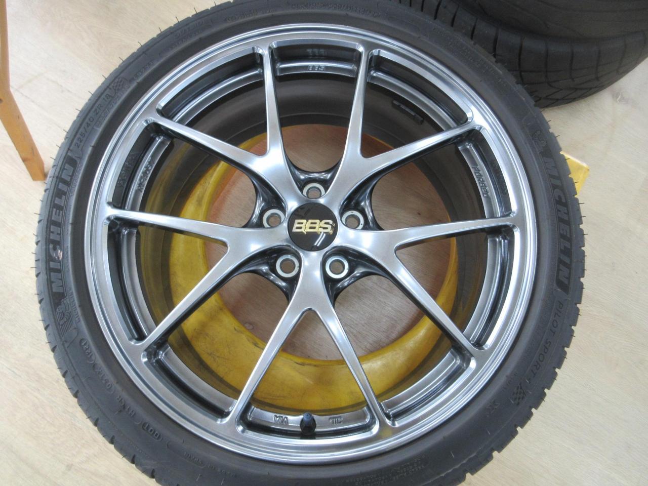 【BBS】 RI-A037 + 【MICHELIN】 PILOT SPORT4 | カー用品 タイヤホイールセット 18インチタイヤホイールセットを通販で購入する | 中古カー＆バイク用品の ...