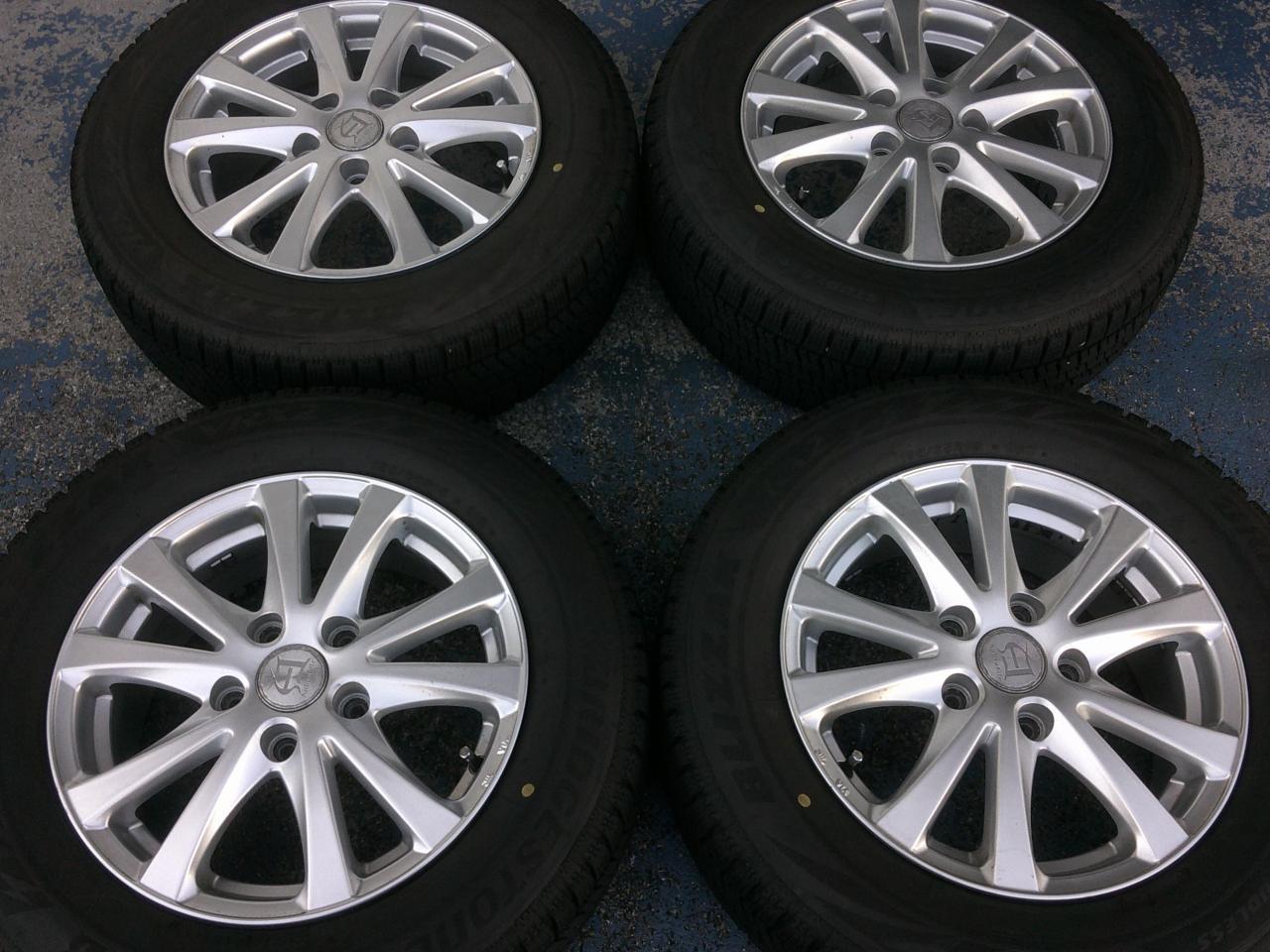 TECHNOPIA Aphrodite + BRIDGESTONE BLIZZAK VRX2 | カー用品 スタッドレスタイヤホイールセット 15インチスタッドレスタイヤホイールセットを通販で ...